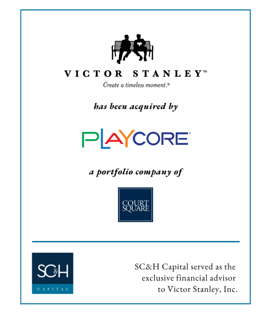 SC&H Capital Advises Victor Stanley in Sale to PlayCore | SC&H