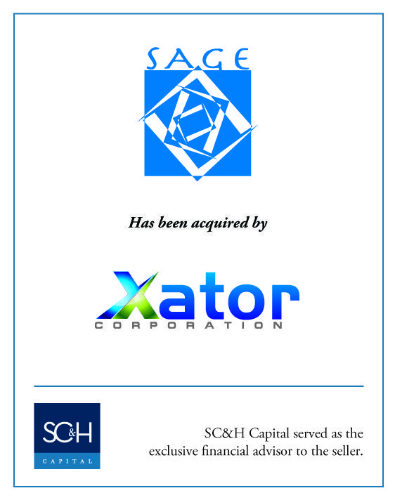 GovCon M&A Firm Represents Sage Management in Xator Deal | SC&H Group